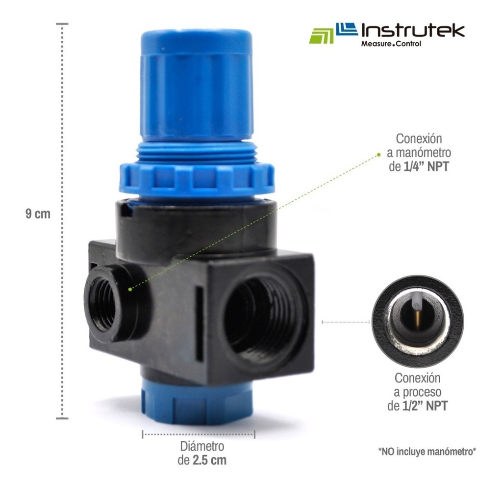 Regulador económico, 1/2" NPT | Instrutek